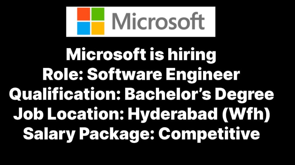 Microsoft Software Engineer 2025